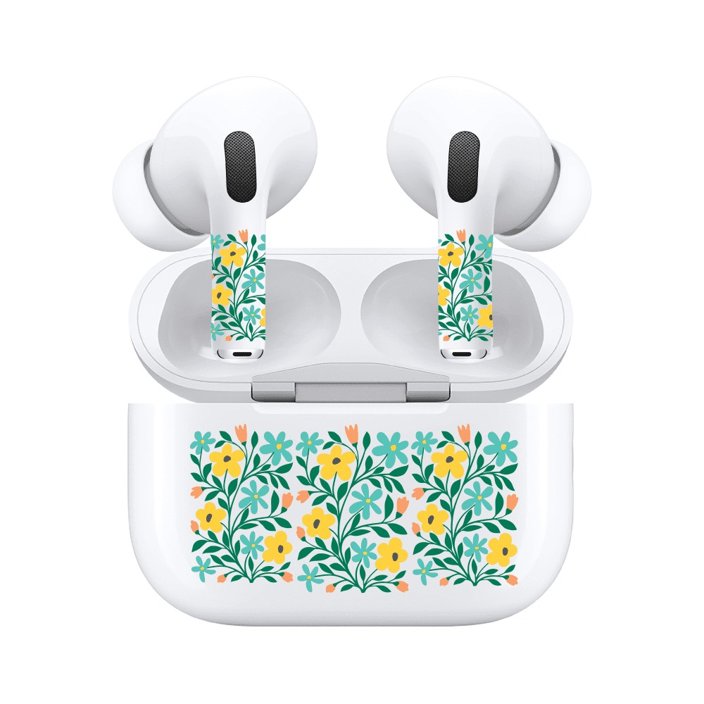 AirSkins Cute Flower Stickers for AirPods 3 - Floral Decal for ...