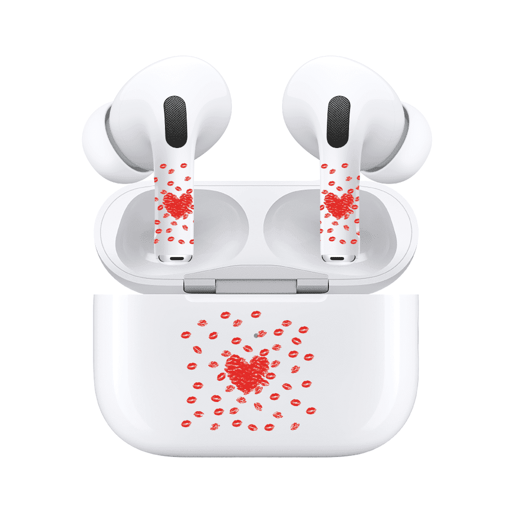 AirSkins Cute Heart Stickers Compatible With AirPods Pro 2 & AirPods ...