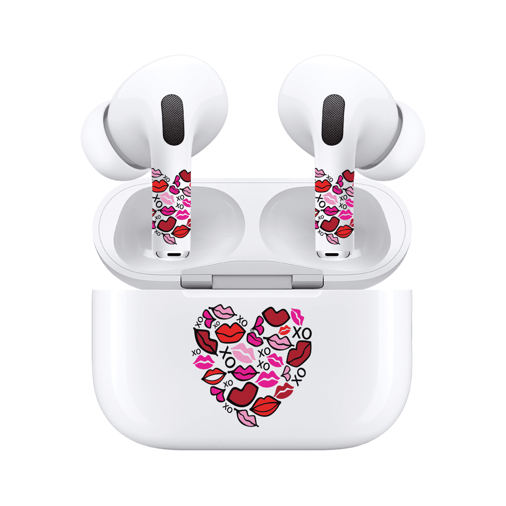 AirSkins Cute Stickers Compatible With AirPods 3 - Heart Stickers ...