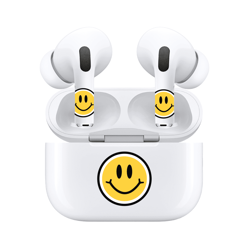 AirSkins Cute Stickers for AirPods 4 - Smiley Face Decal Stickers ...
