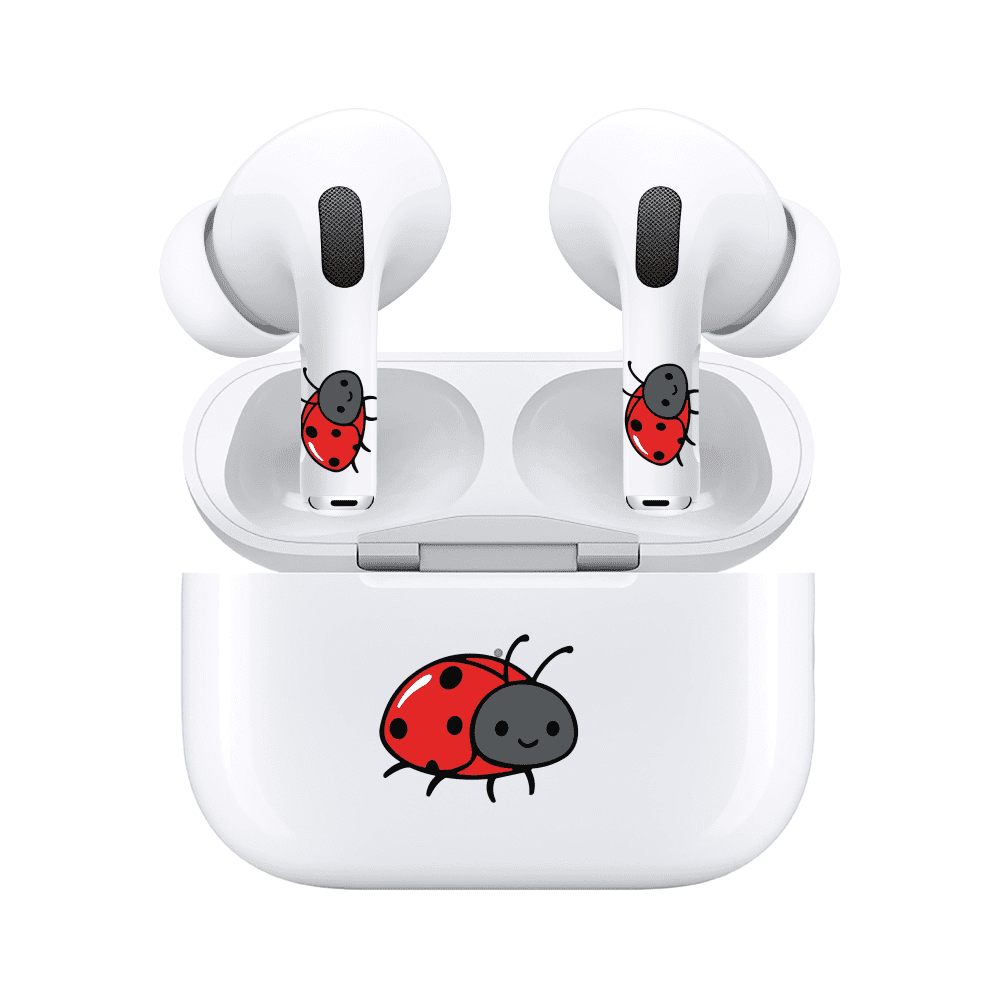 AirSkins Lady Bug Tattoo Wrap for AirPods - Cute Lady Bug Sticker ...