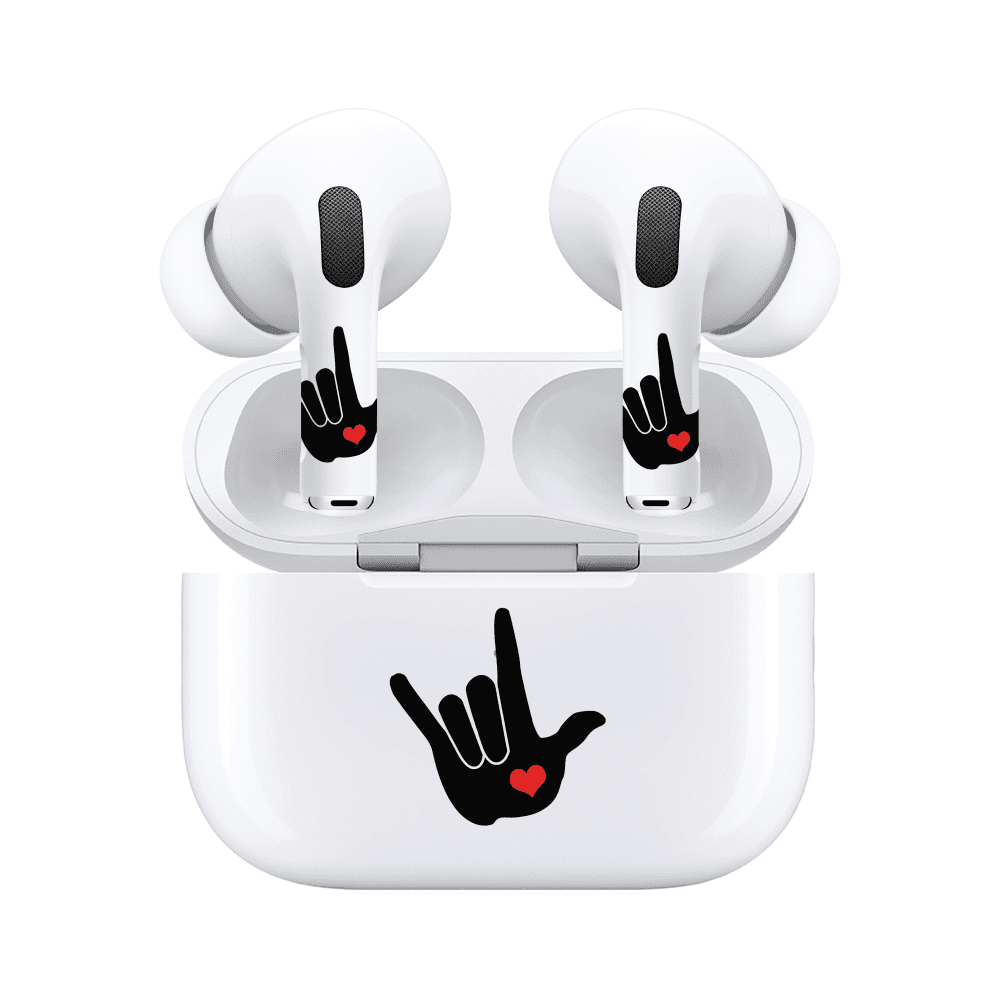 AirSkins Love Symbol Sticker for AirPods Pro 2 & AirPods Pro - Cute ...