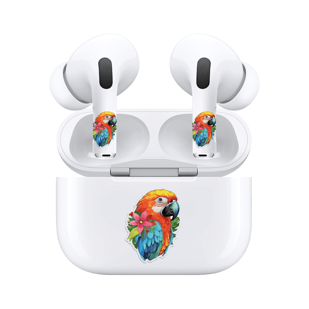 AirSkins Parrot Sticker Skin for AirPods Pro 2 & AirPods Pro - Cute ...