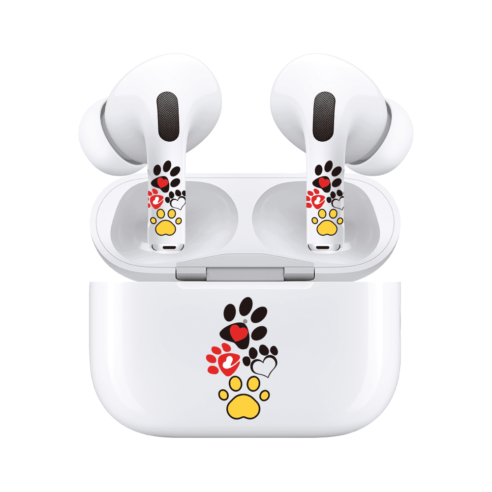 AirSkins Paw Sticker Decal for Headphones - Decals for AirPods 3 ...