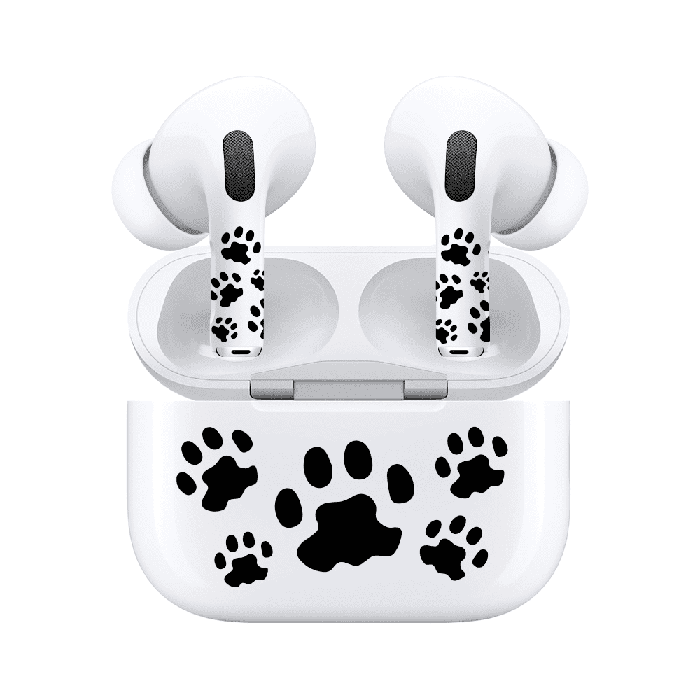 AirSkins Paw Sticker Decal for Headphones- Decals for AirPods 4 ...