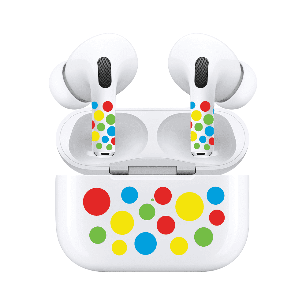 AirSkins Polka Dot Stickers for AirPods 4 - Polka Dot Sticker ...