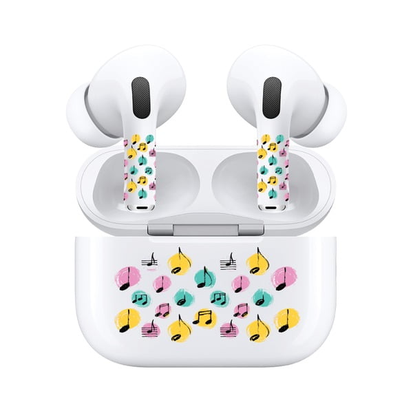 AirSkins - Stylish Decals for AirPods 4, Colorful Tunes Design, Scratch ...