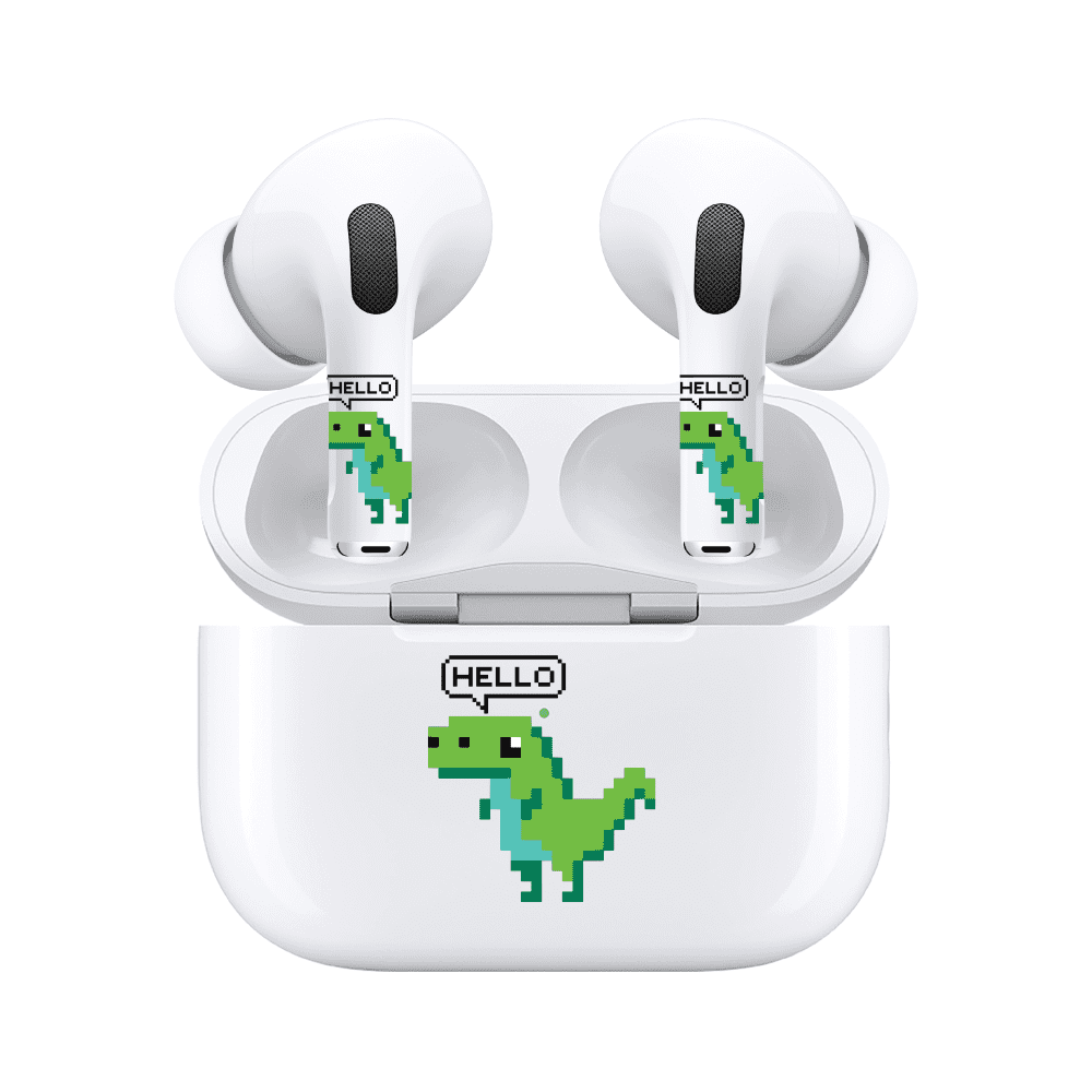 AirSkins T-Rex Decal Stickers for AirPods Pro & AirPods Pro 2 - Cool ...