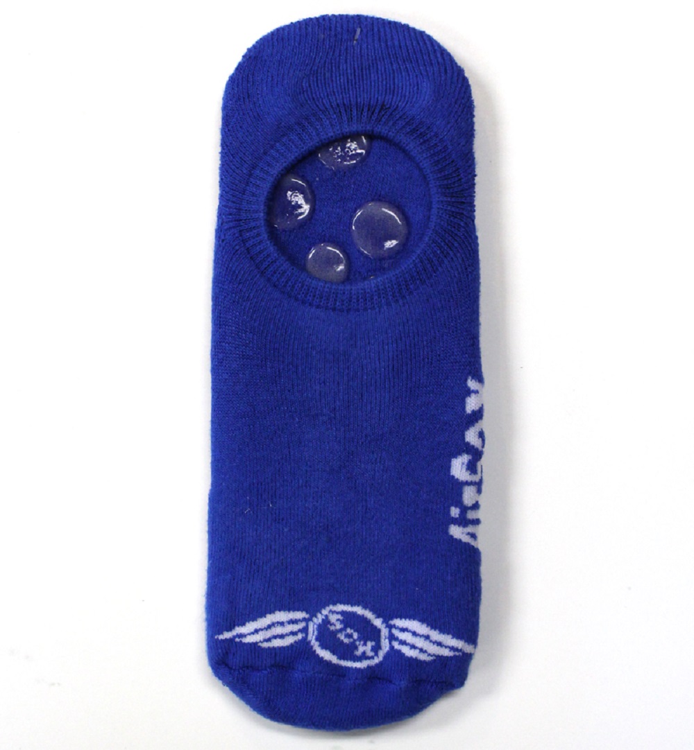 AirSox No Show Sock with Air Infused Silicone Pads, Size Medium (Fits Men's Shoe Size 6-8, Women ...