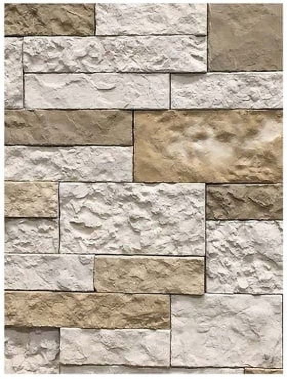AirStone Autumn Mountain Faux Stone Primary Wall Tile to Cover 8 Square ...