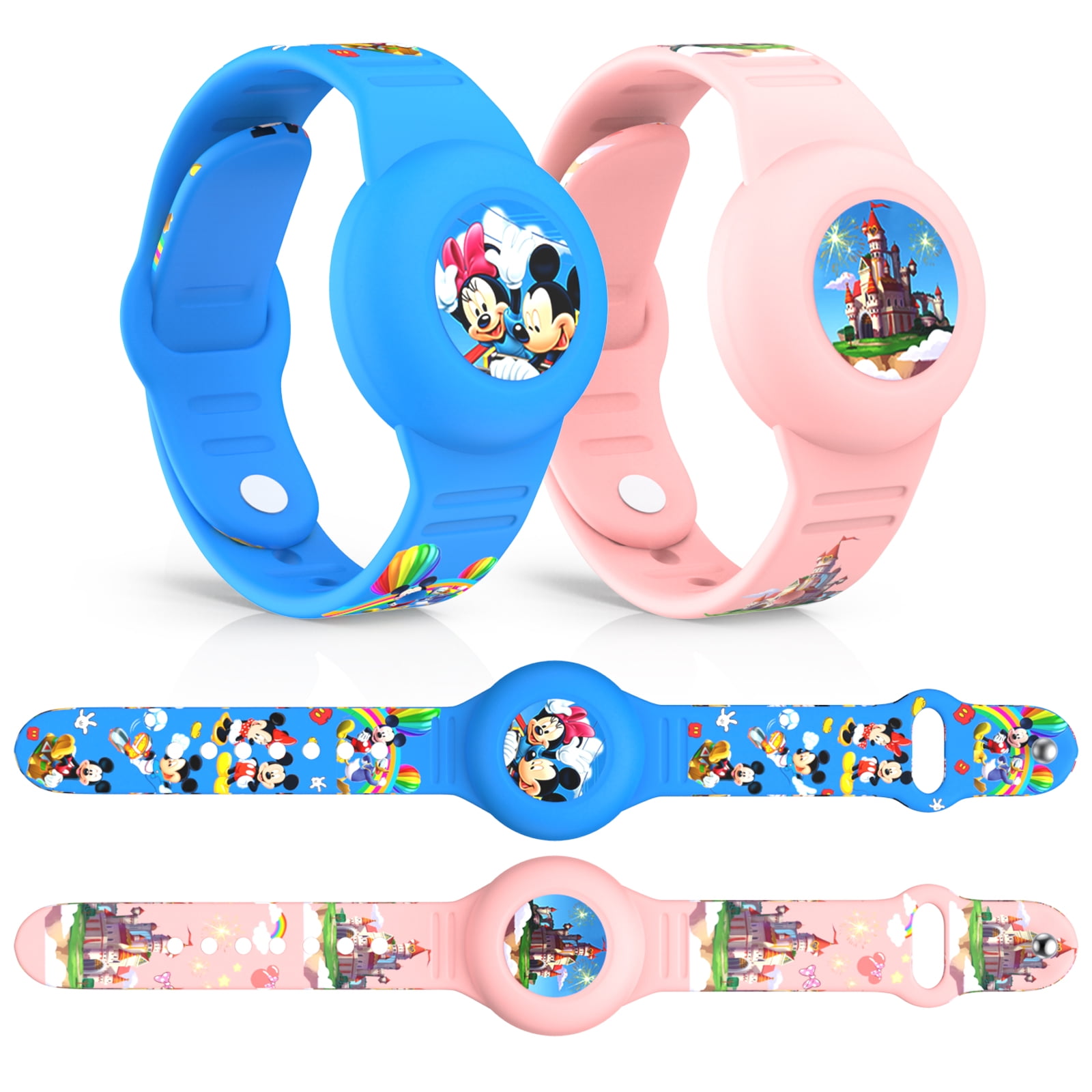 AirTag Children's Waterproof Bracelet, 2 Pack MOWYEOK Cute Kids Air Tag ...