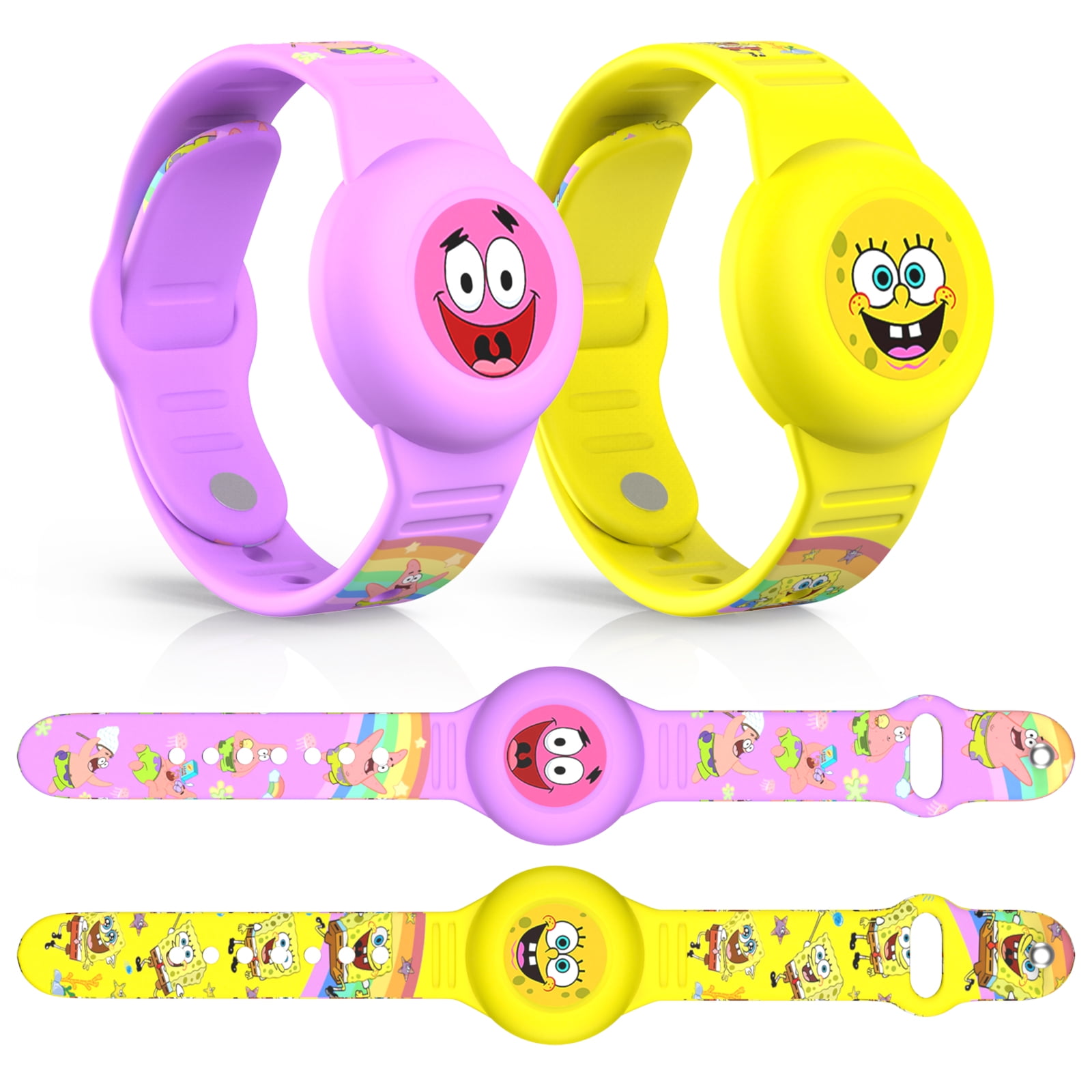AirTag Children's Waterproof Bracelet, 2 Pack MOWYEOK Cute Kids Air Tag ...