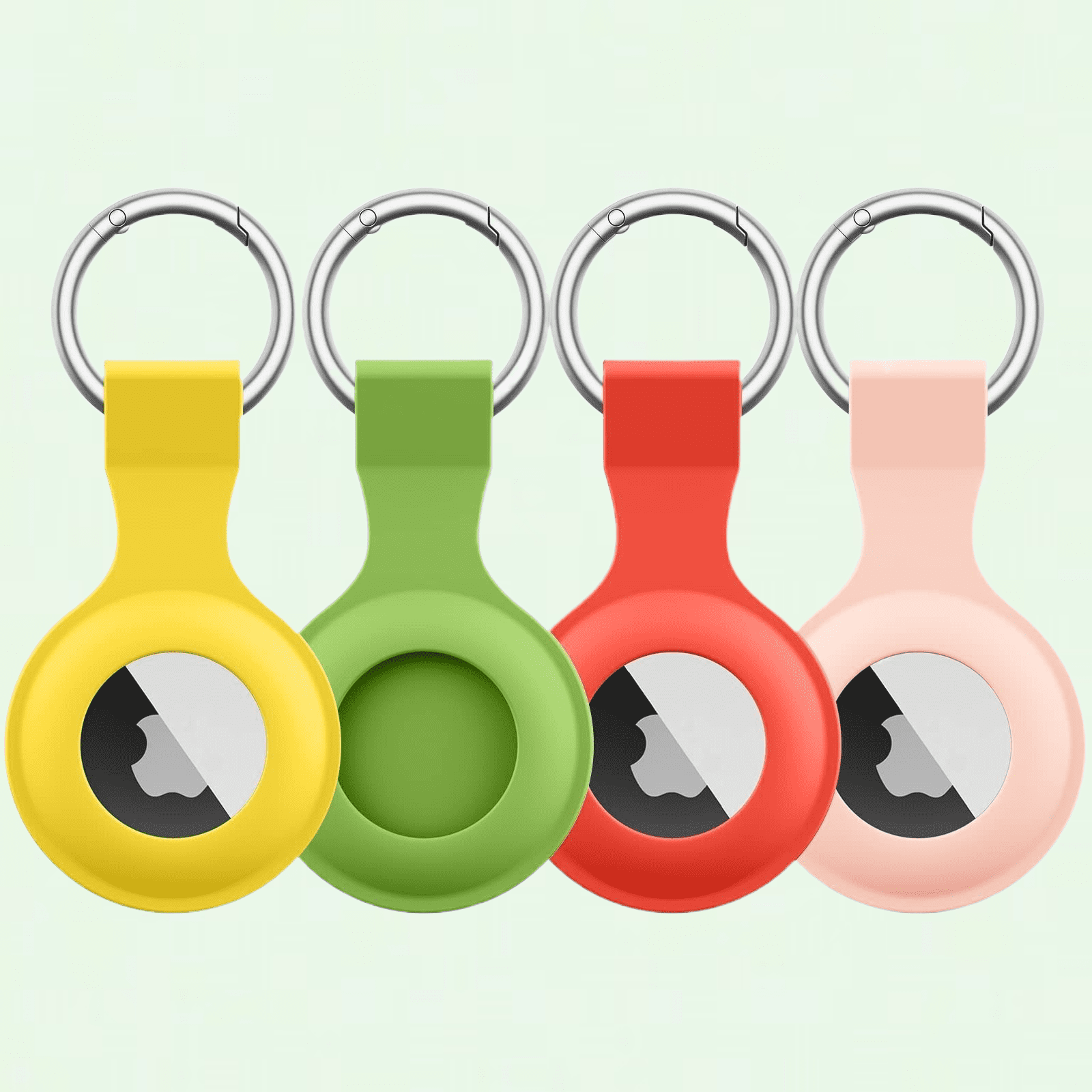 AirTag Holder Keychain Case, Anti-Lost Protective Cover for Apple ...