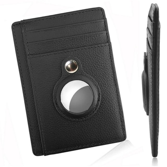 AirTag Wallet Anti Theft Bullet Card Bag Multi-functional Rfid Card ...