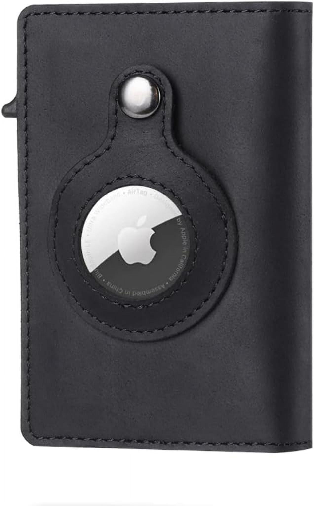 AirTag Wallet Genuine Leather With RFID Blocking Technology for Cash ...