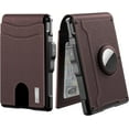 AirTag Wallet for Men - with Pop Up Case Clip Slim Leather Slots Credit ...