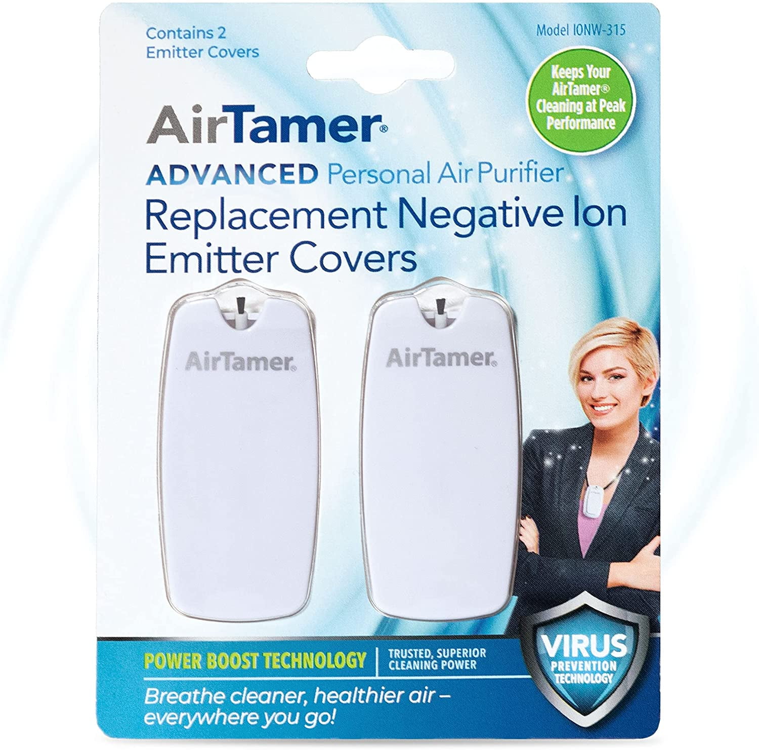 AirTamer Advanced Personal Air Purifier Replacement Negative Ion ...