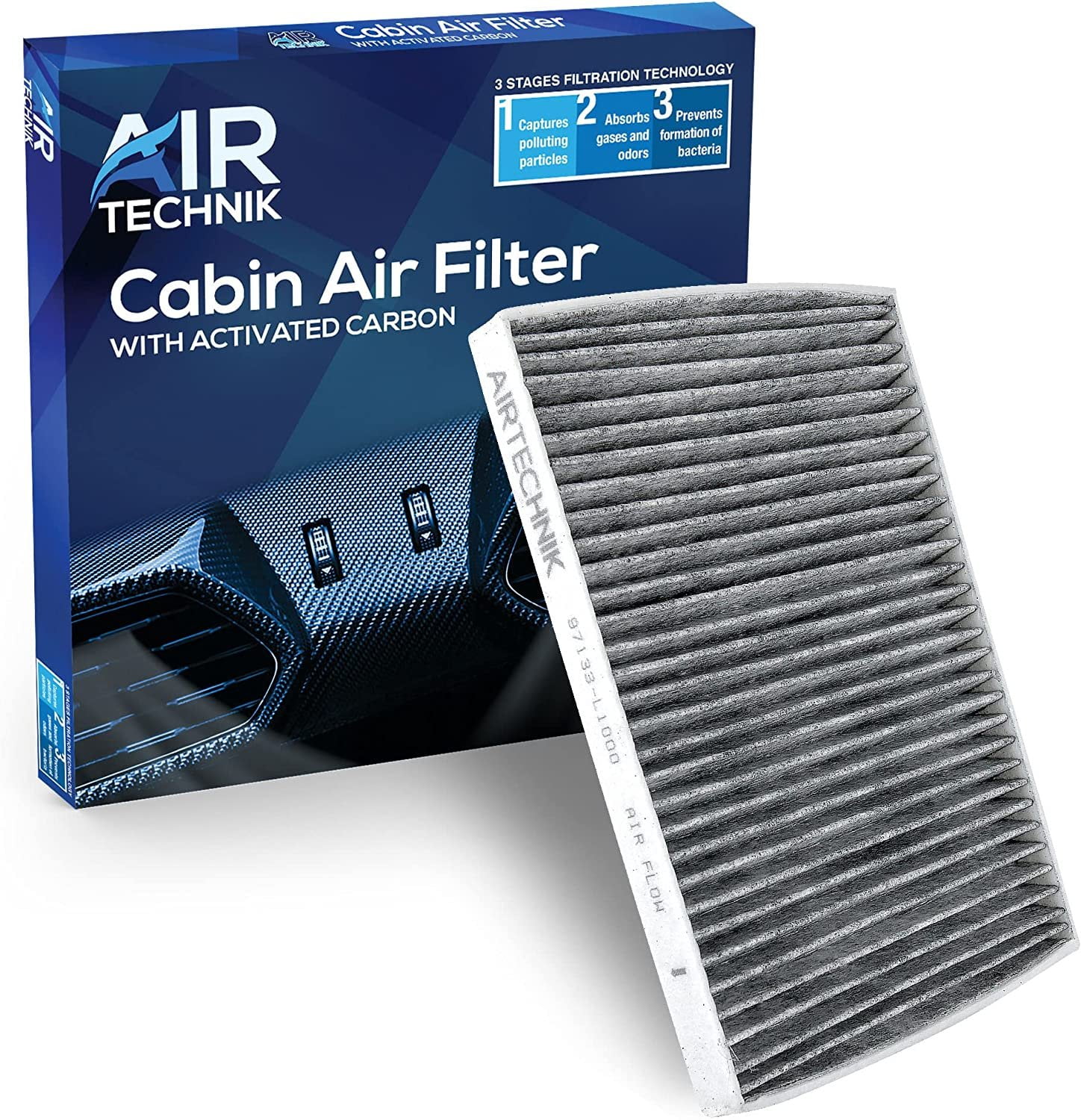 AirTechnik Activated Carbon Cabin Air Filter for Hyundai Elantra ...
