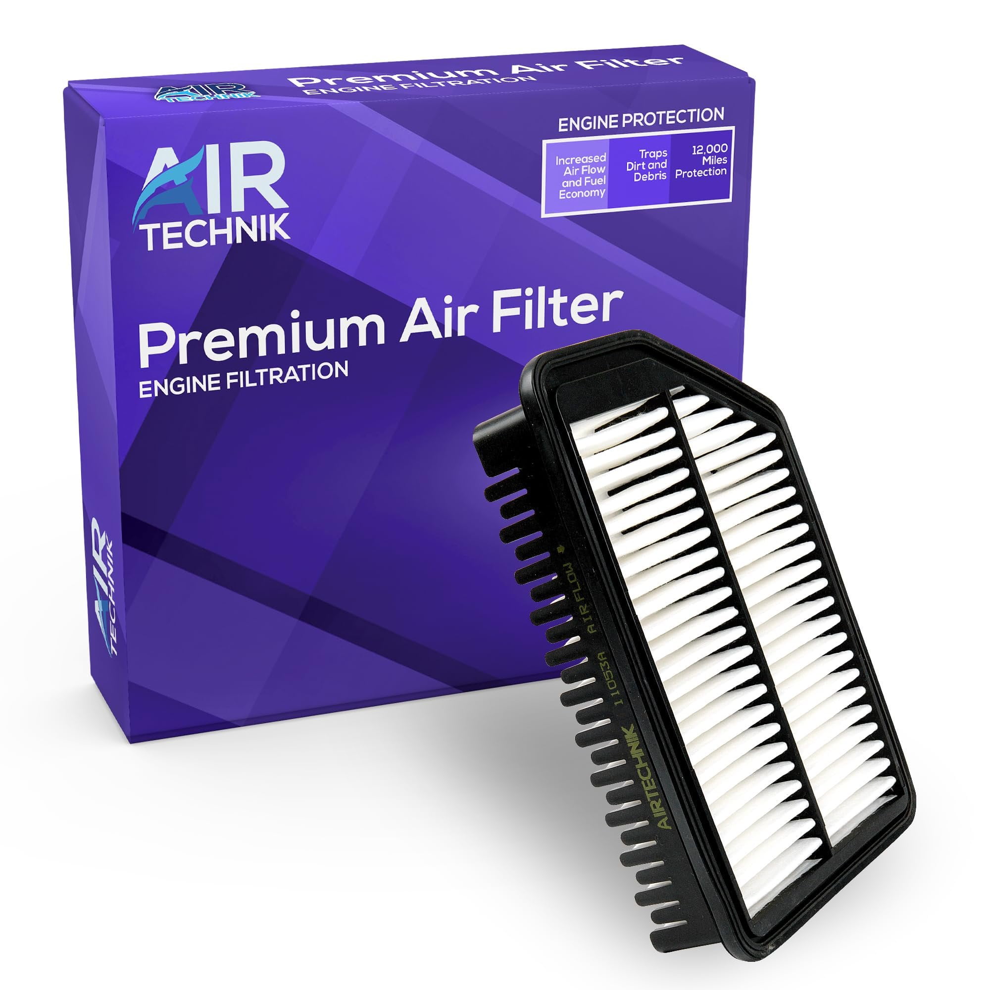 AirTechnik CA11053A Replacement Engine Air Filter Fits 17-20 Hyundat ...