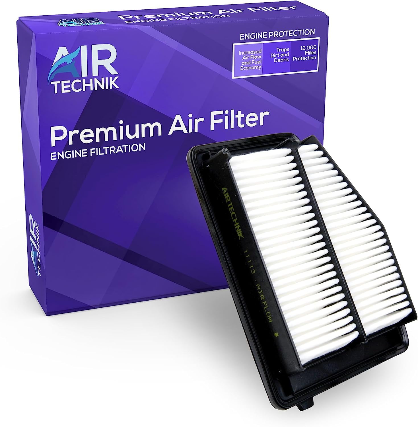 AirTechnik CA11113 Replacement Engine Air Filter Fits 2013-2015 Acura ...