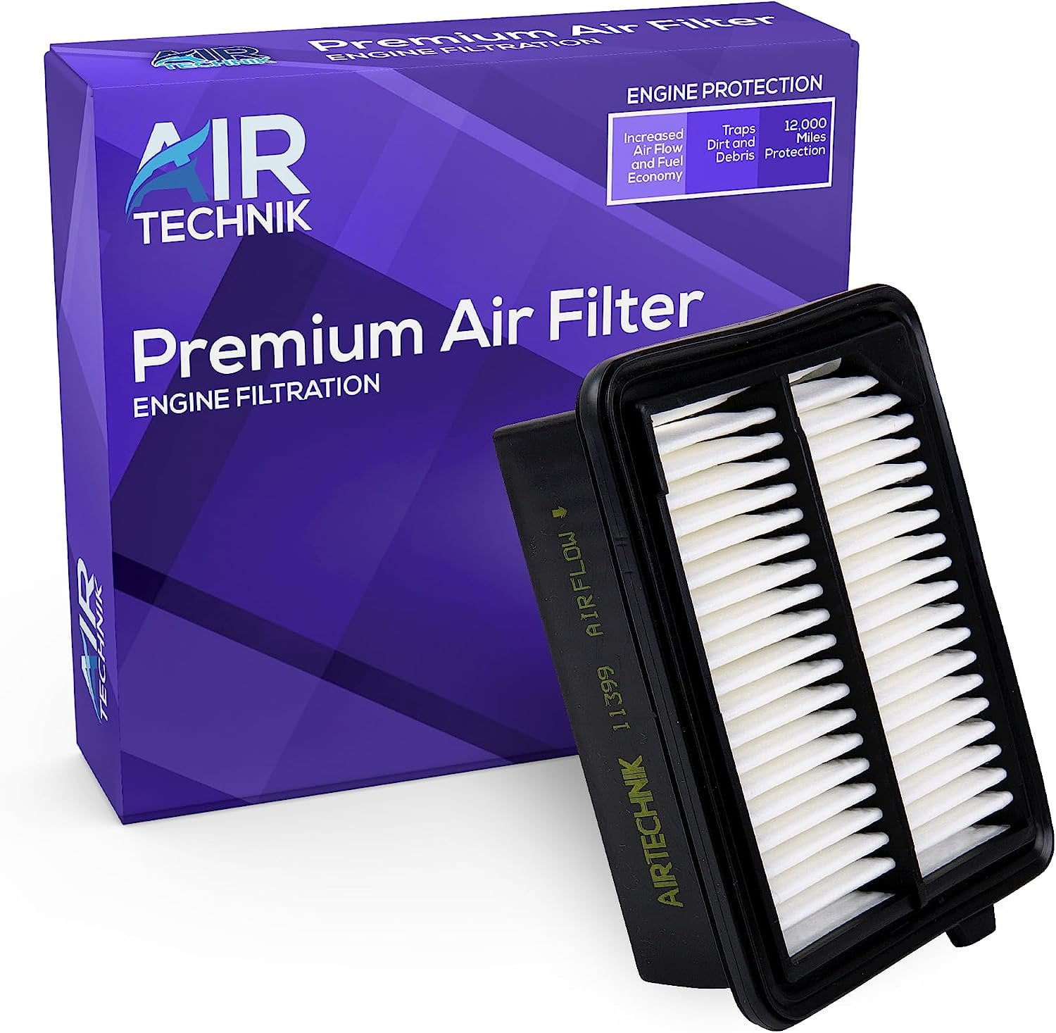 AirTechnik CA11399 Replacement Engine Air Filter Fits 2014-2015 Honda ...