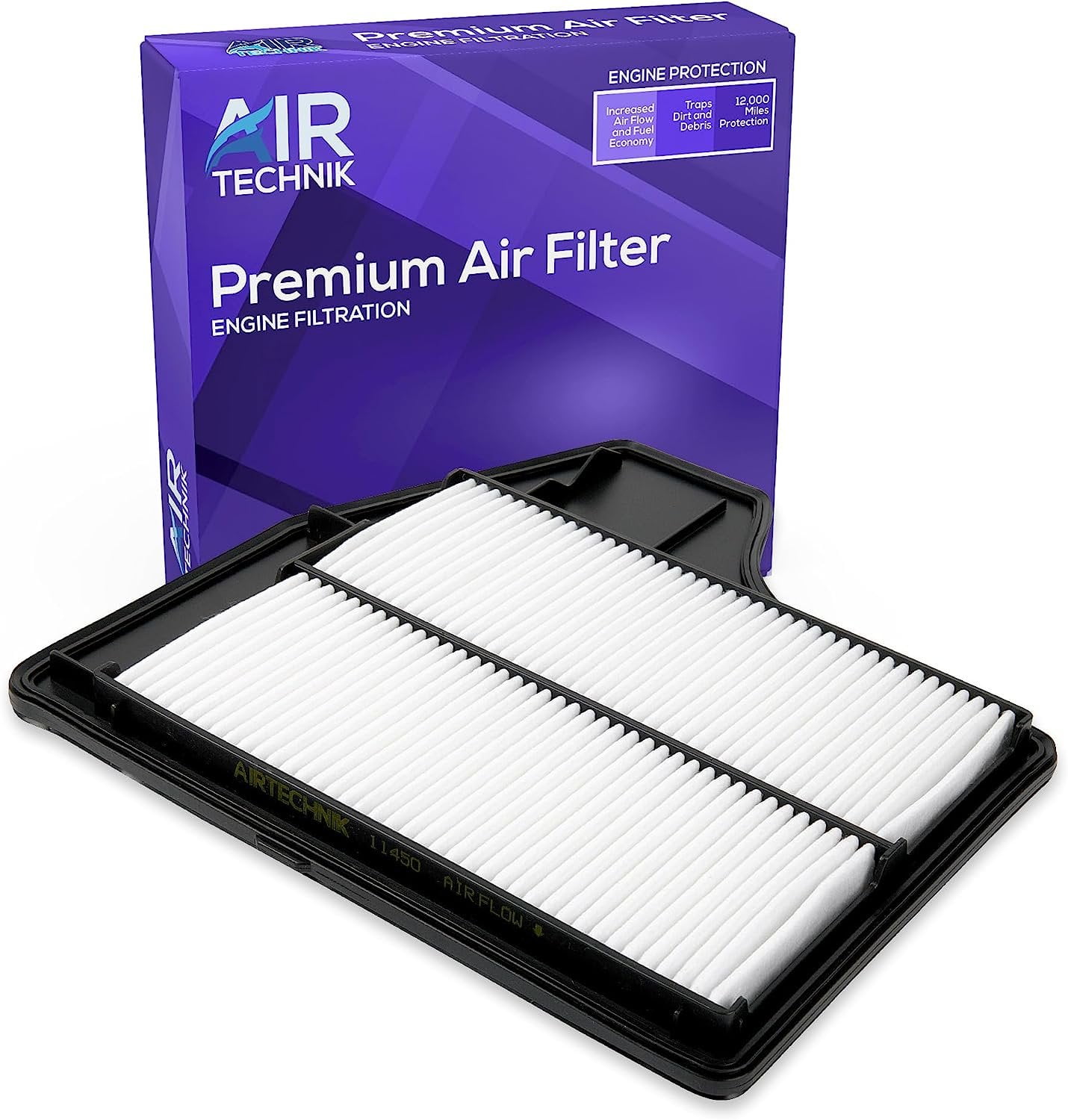 AirTechnik CA11450 Replacement Engine Air Filter Fits 2013-2018 Nissan ...