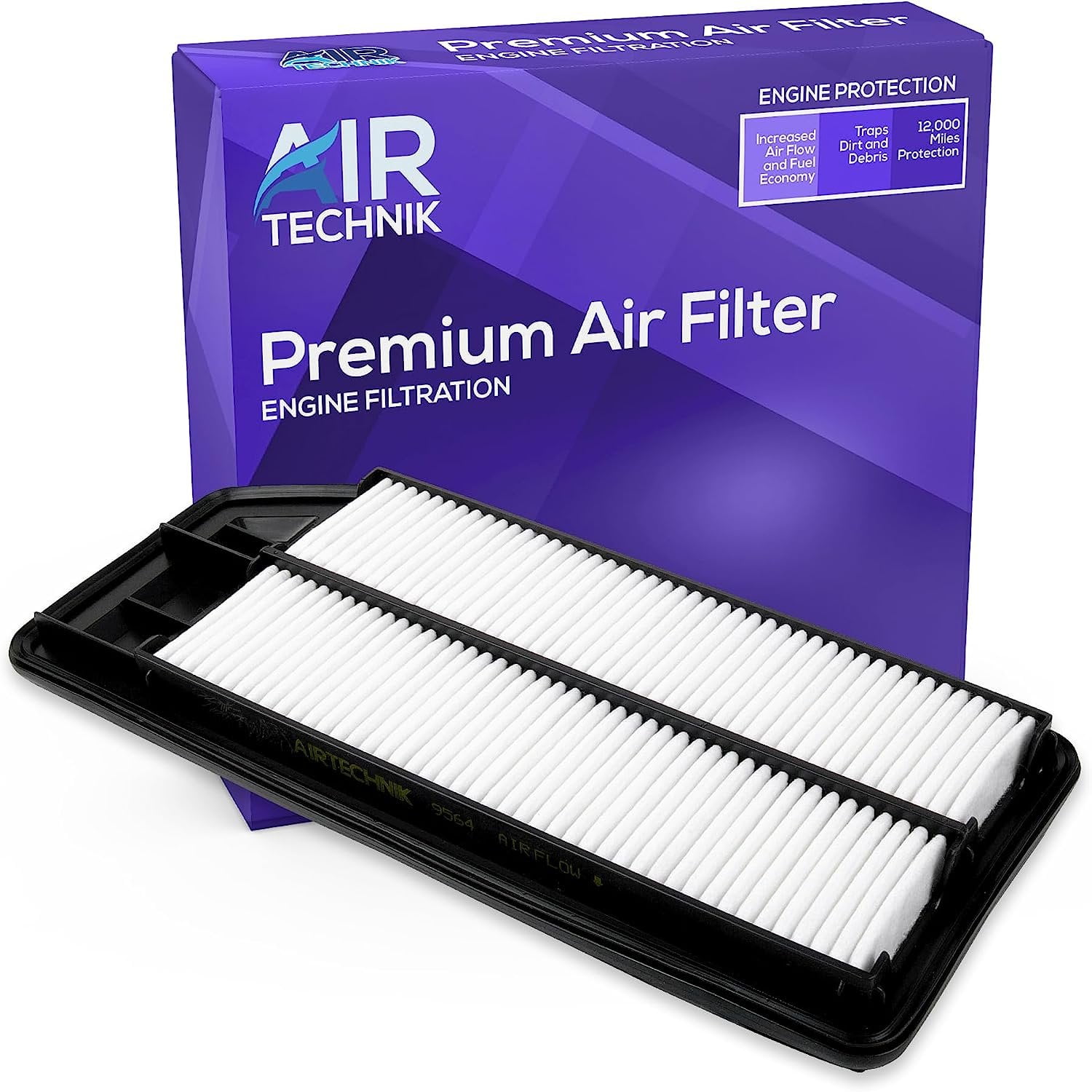 AirTechnik CA9564 Replacement Engine Air Filter Fits 2004-2008 Acura ...