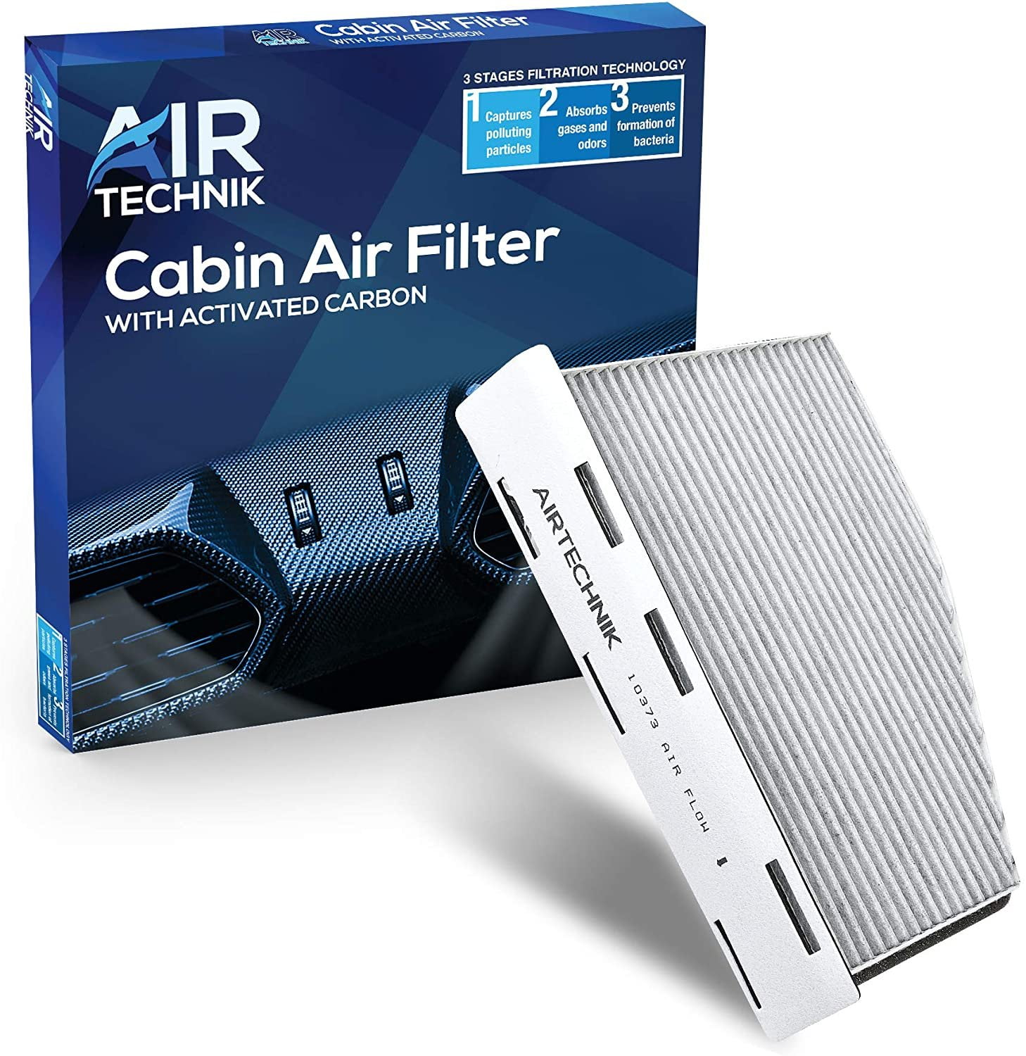 AirTechnik Activated Carbon Cabin Air Filter Fits Audi and Volkswagen ...