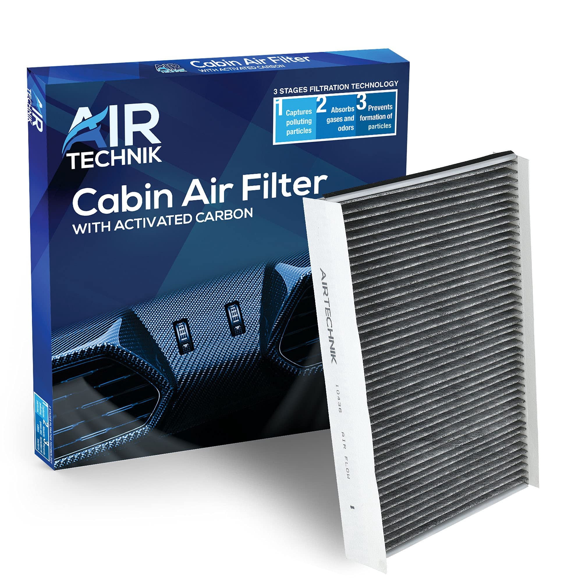AirTechnik CF10436 Cabin Air Filter w/Activated Carbon Fits 07-09 Dodge ...