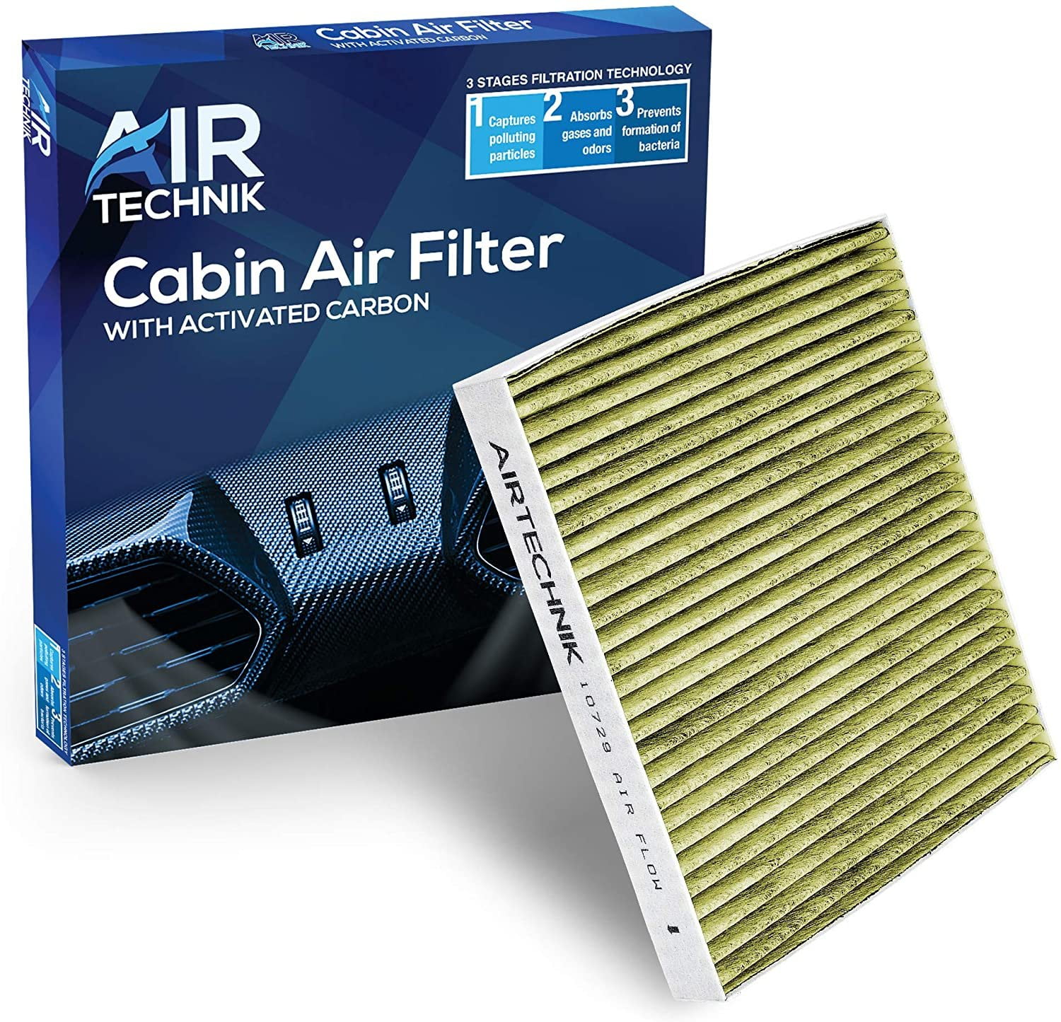 AirTechnik CF10729 PM2.5 Cabin Air Filter w/Activated Carbon Fits ...