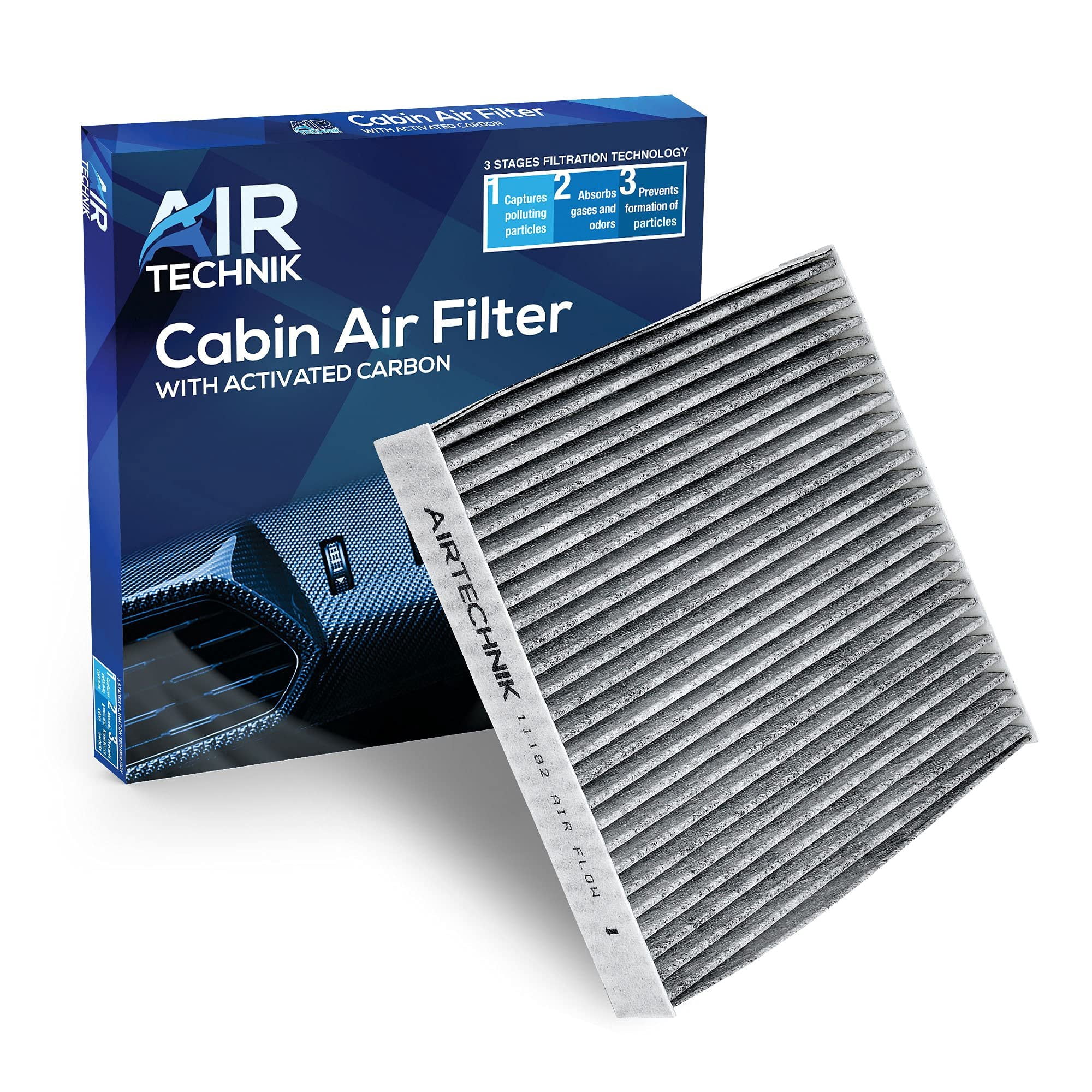 AirTechnik CF11182 Cabin Air Filter w/Activated Carbon 2 Pack Fits ...