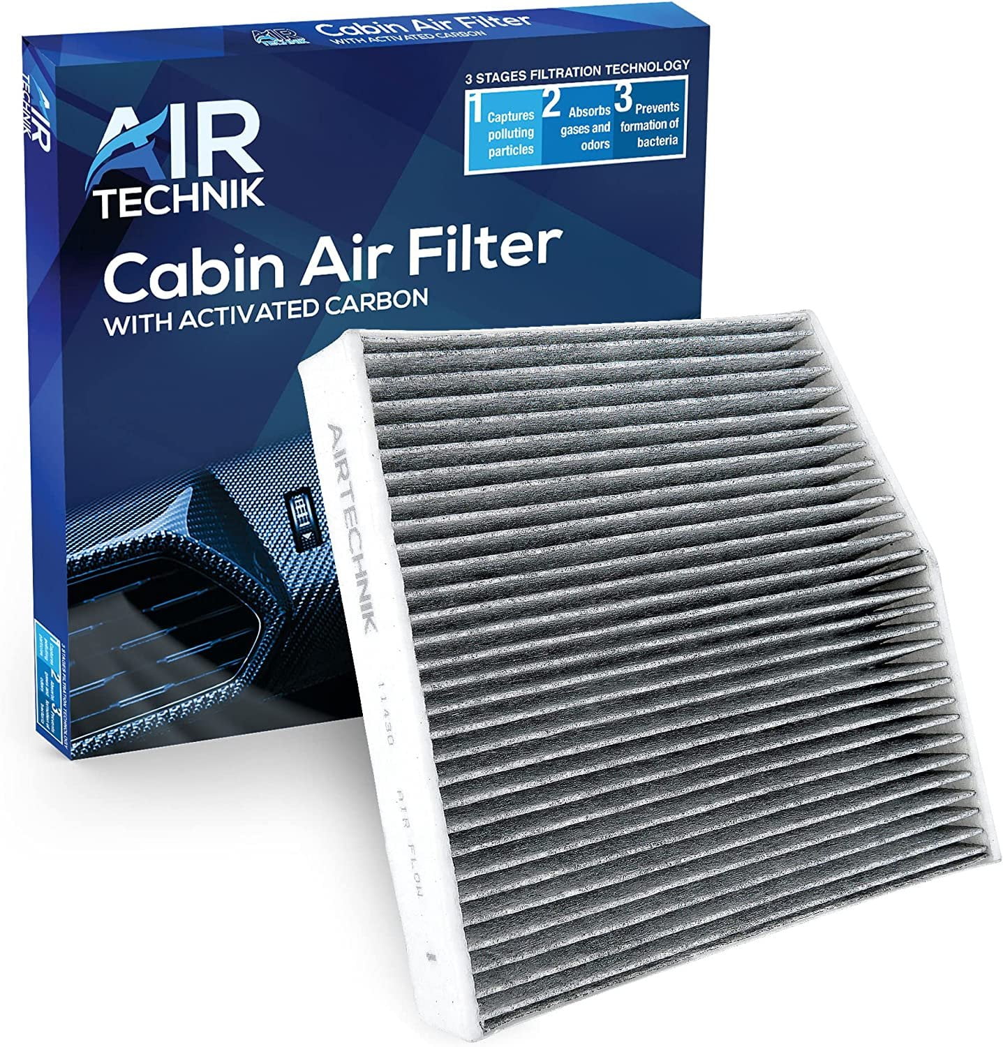 AirTechnik CF11430 Cabin Air Filter w/Activated Carbon Fits Select ...