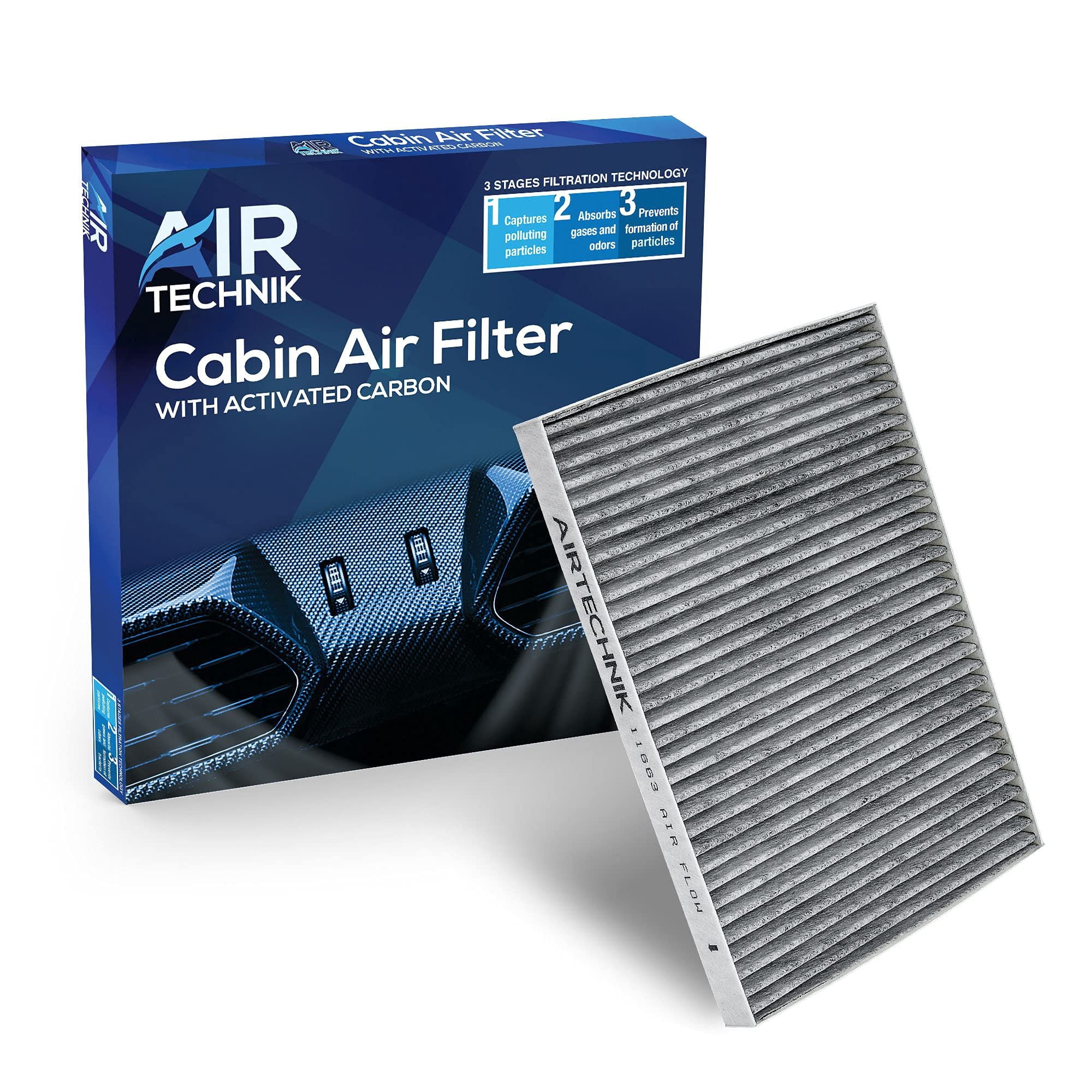 AirTechnik CF11663 Cabin Air Filter w/Activated Carbon Fits Buick ...