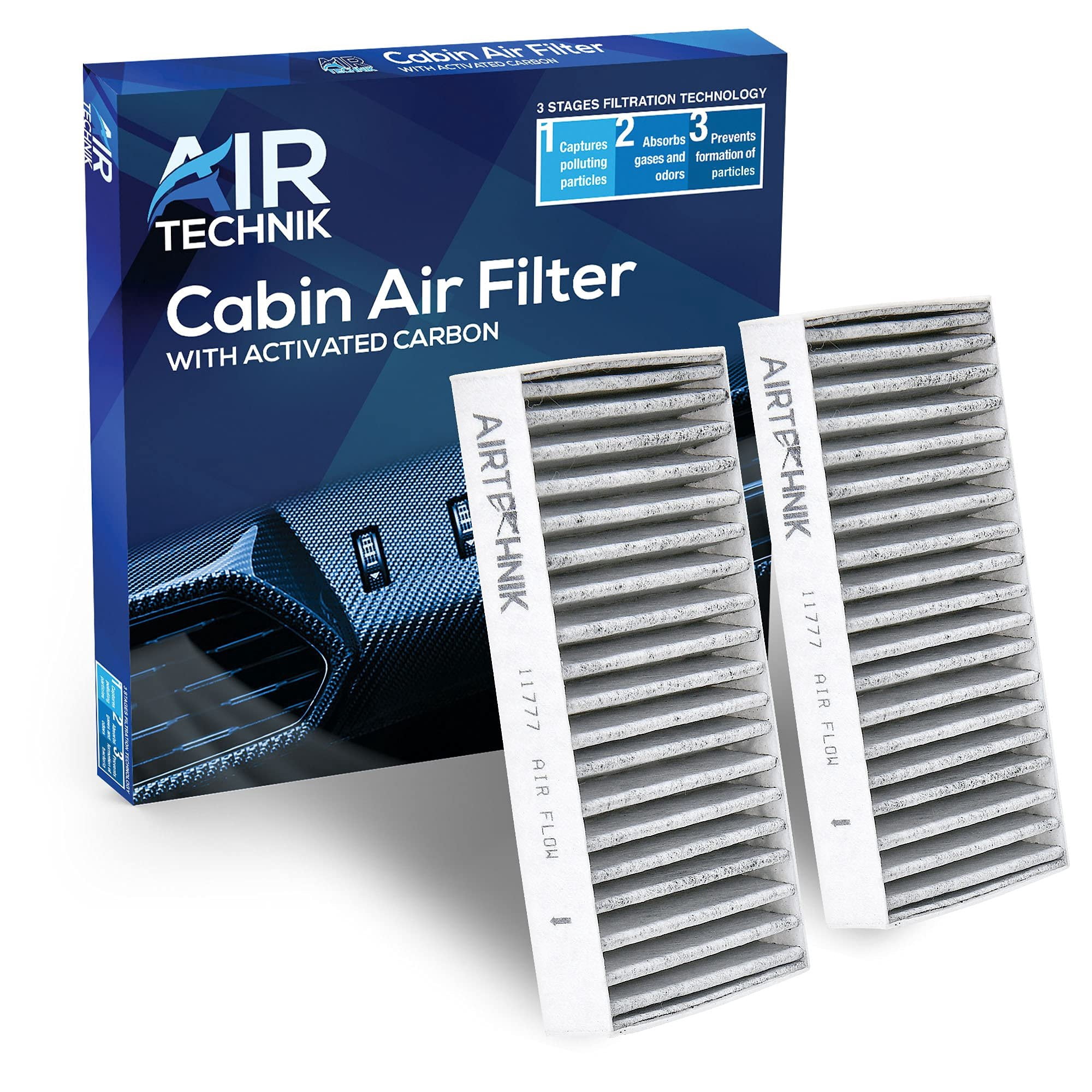 AirTechnik CF11777 PM2.5 Cabin Air Filter w/Activated Carbon Fits Jeep ...