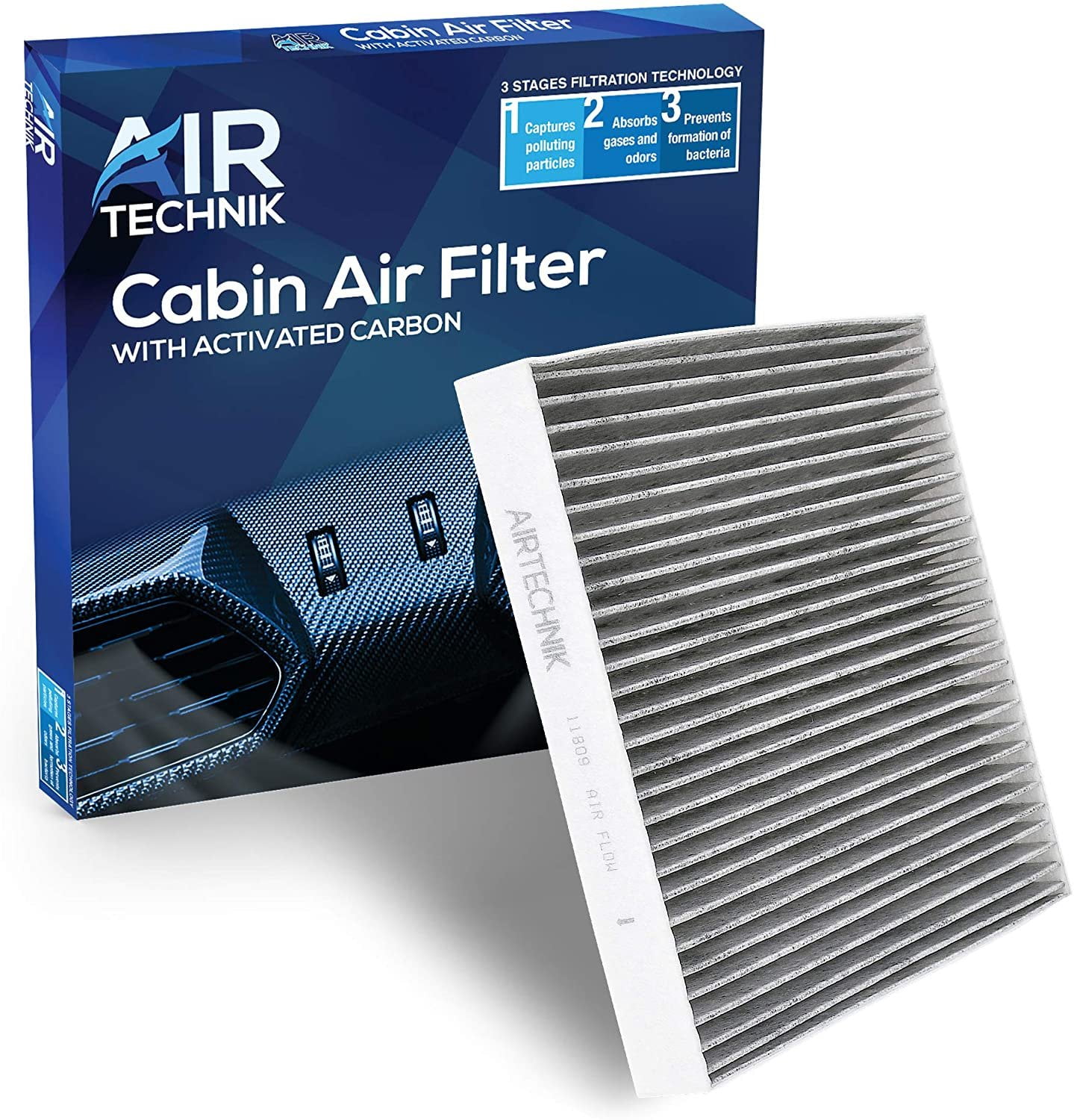AirTechnik CF11809 Cabin Air Filter w/Activated Carbon Fits Cadillac ...