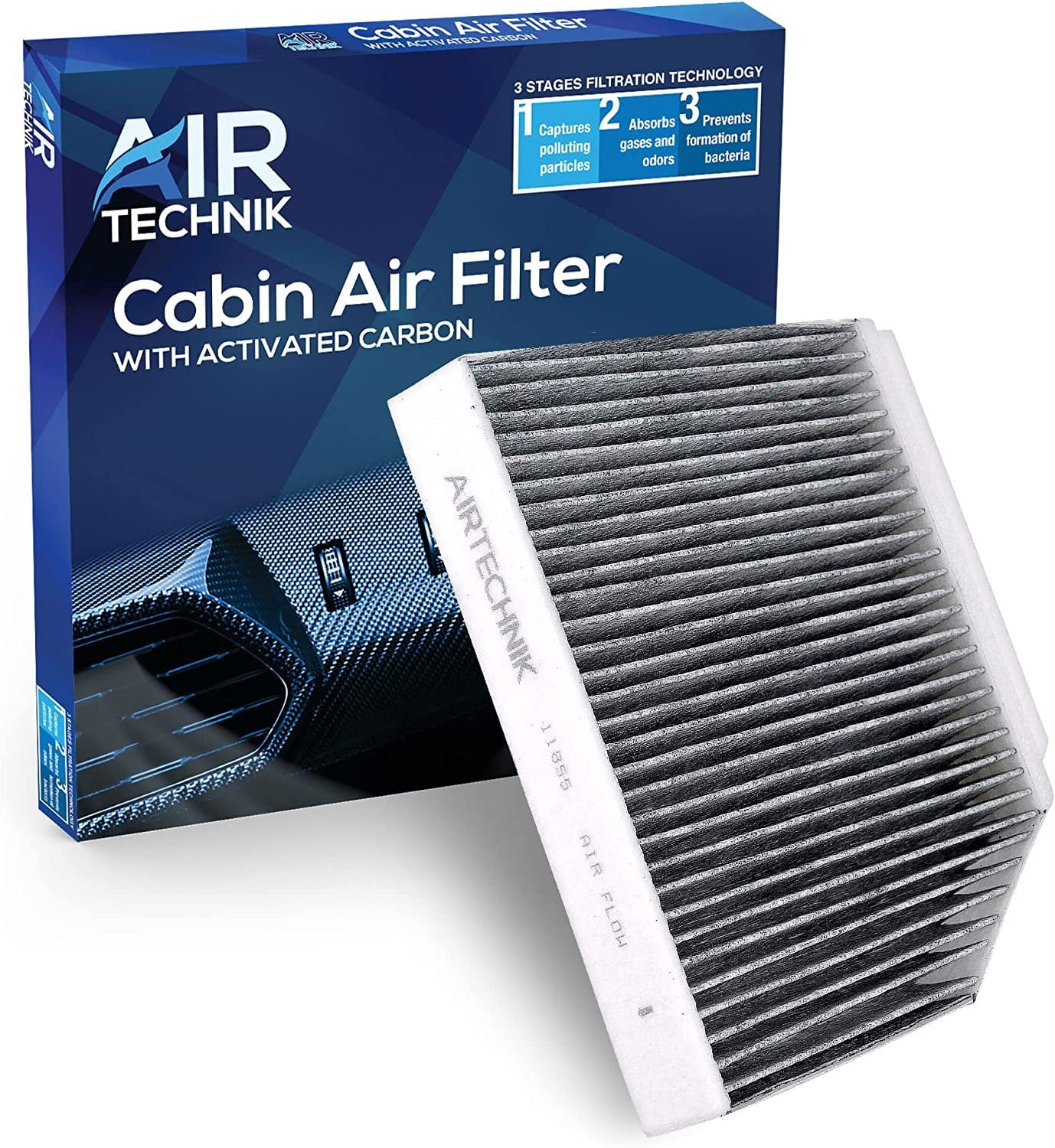 AirTechnik CF11855 Cabin Air Filter w/Activated Carbon Fits Select ...
