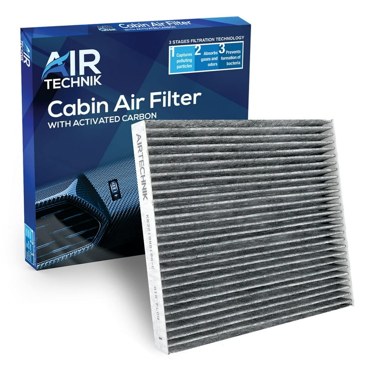 AirTechnik KB3Z19N619A Cabin Air Filter w Activated Carbon Fits 2019 2024 Ford Ranger EcoBoost KB3Z19N619A