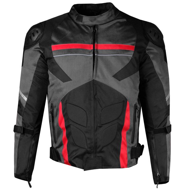 AirTrek Men Mesh Motorcycle Touring Waterproof Rain Armor Biker Jacket ...