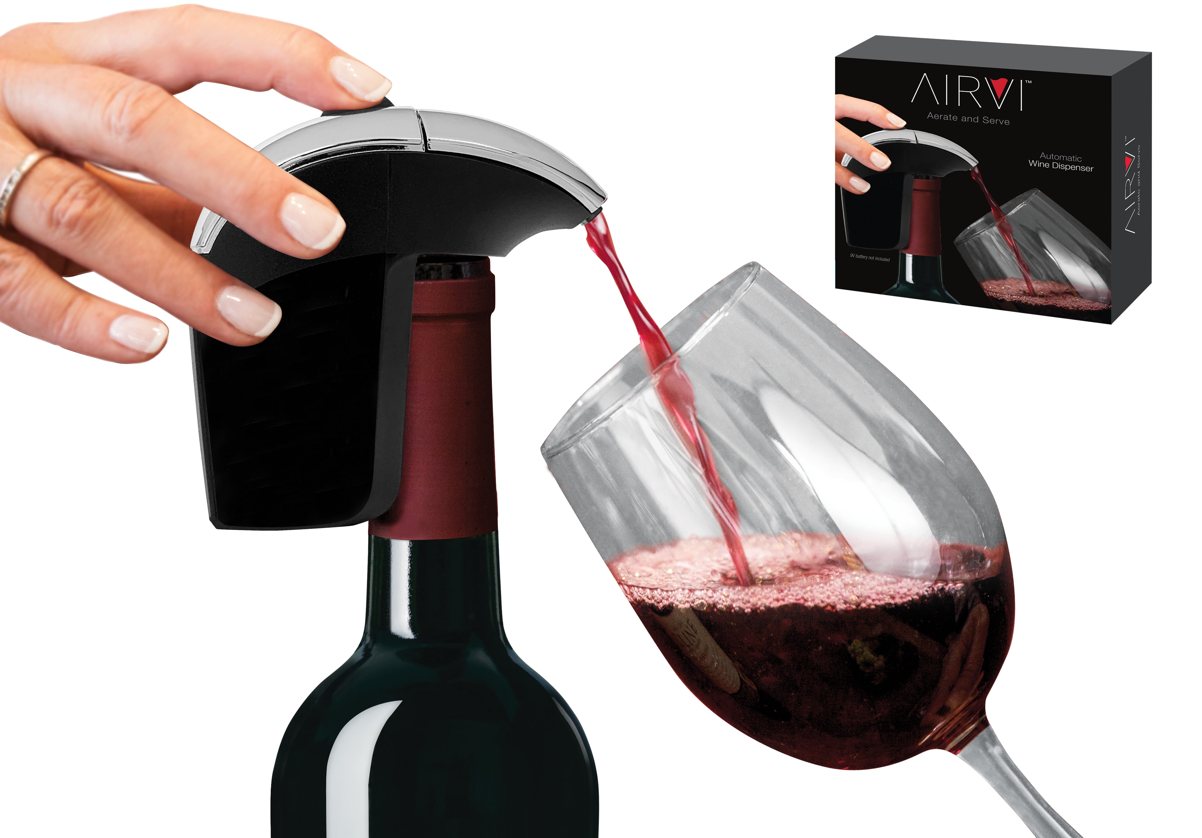 Free Shipping! AirVi Automatic Wine Dispenser and Aerator, Luxury Air ...