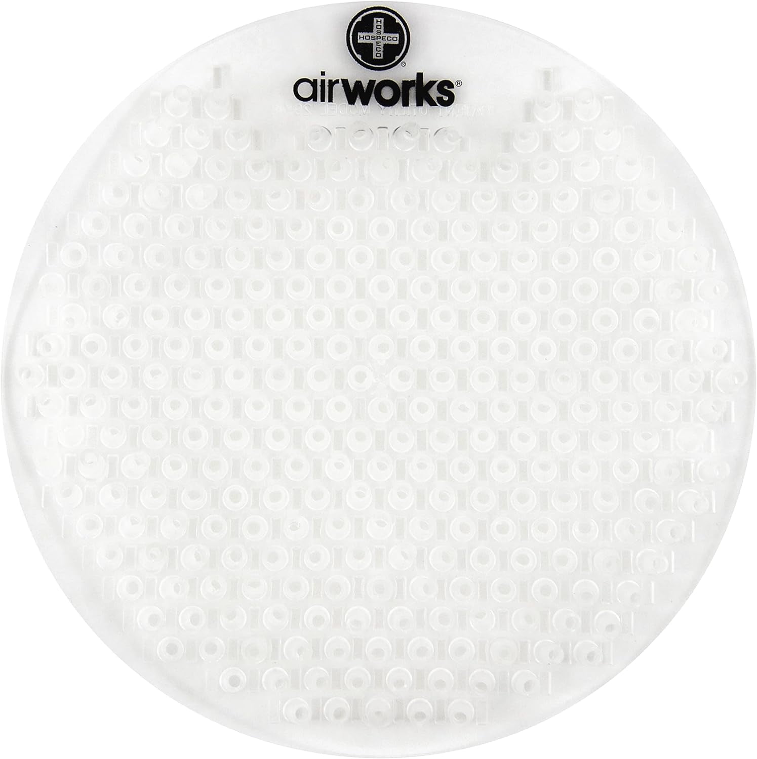 AirWorks AWSFUS233-BX Splash Free Urinal Screen, Sunburst, 0.22 lb., 8' Height, 6' Width, Clear ...