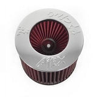 AirX Racing High Flow Performance Cone Air Filter with 3.5" inlet - Red ...