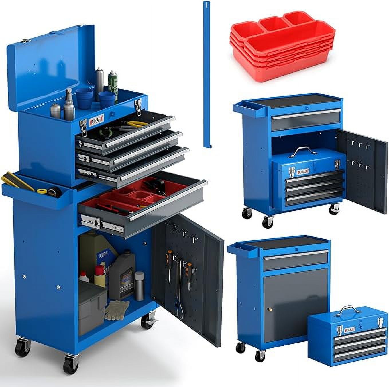 Stanley Essential Rolling Tool Box and Toll Organizer Model Stst18631 ...