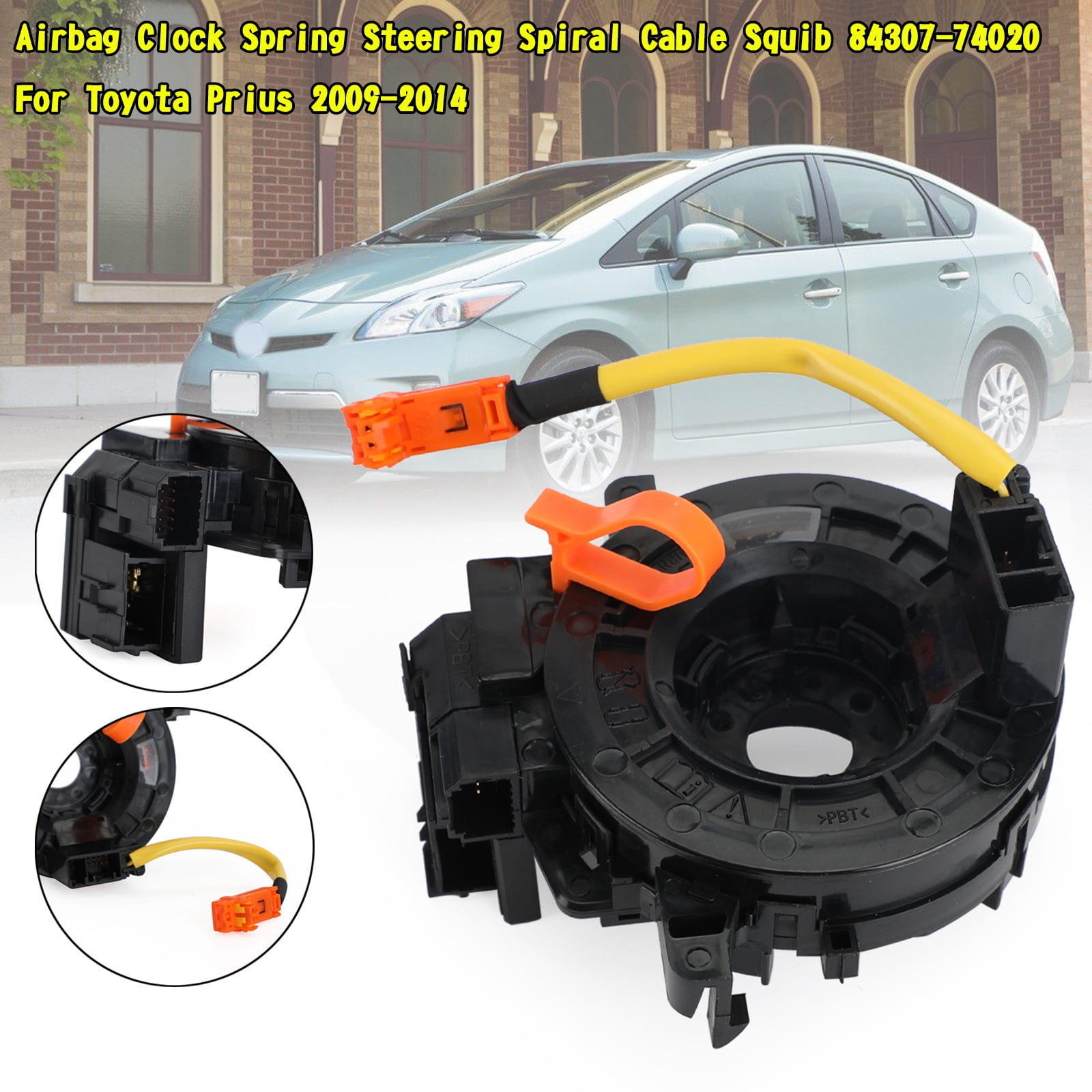 Airbag Clock Spring Spiral Cable Squib 84307-74020 For Prius 2009-2014 ...