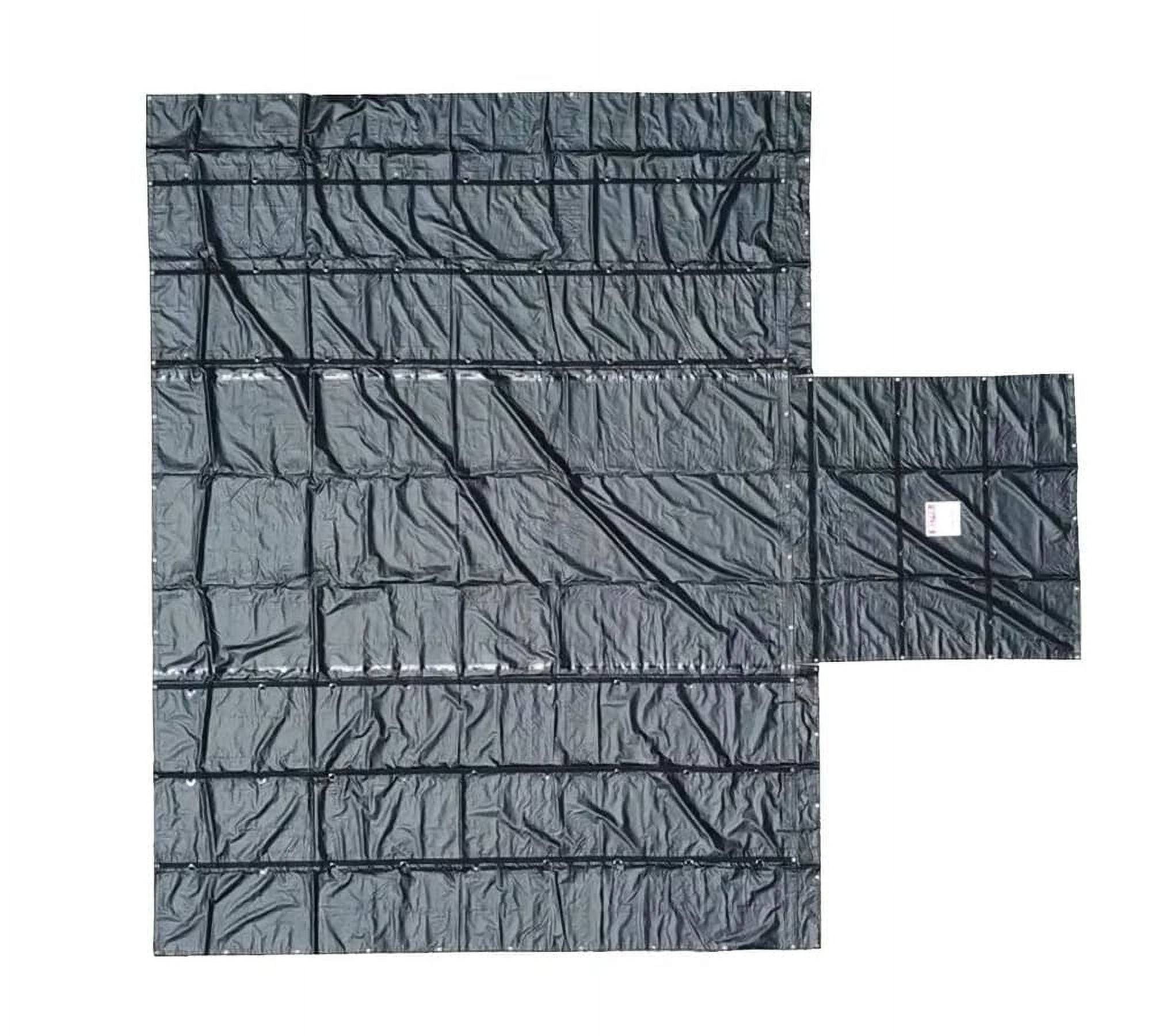 Airbag / Parachute Fabric Black Ultra Light Lumber Tarp 28' x 27' (10 ...