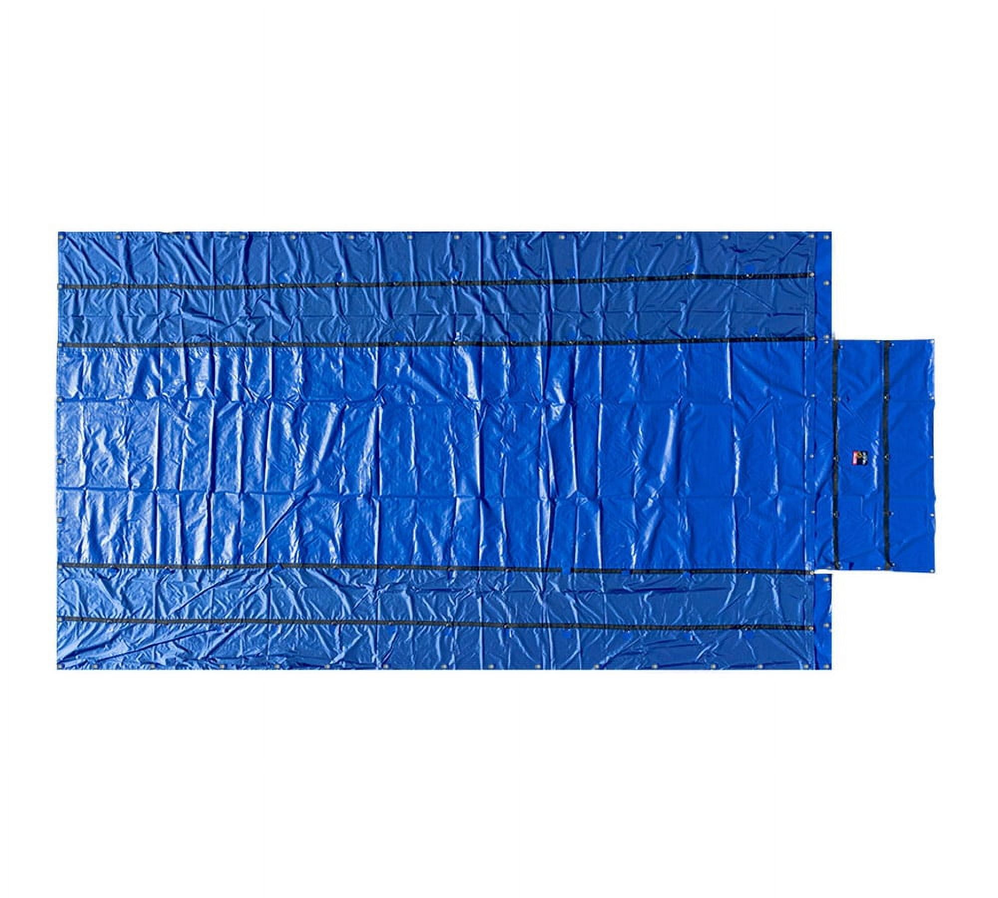 Airbag/Parachute Fabric Blue Ultra Light Lumber Tarp 16' x 27' (4' Drop ...