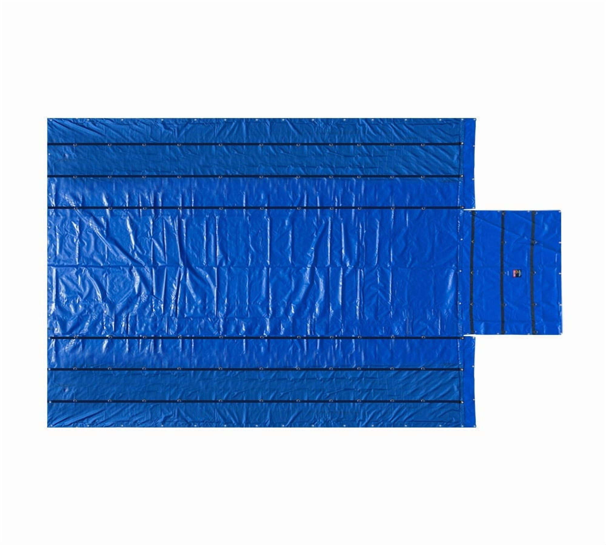 Airbag/Parachute Fabric Blue Ultra Light Lumber Tarp 20' x 27' (6' Drop ...