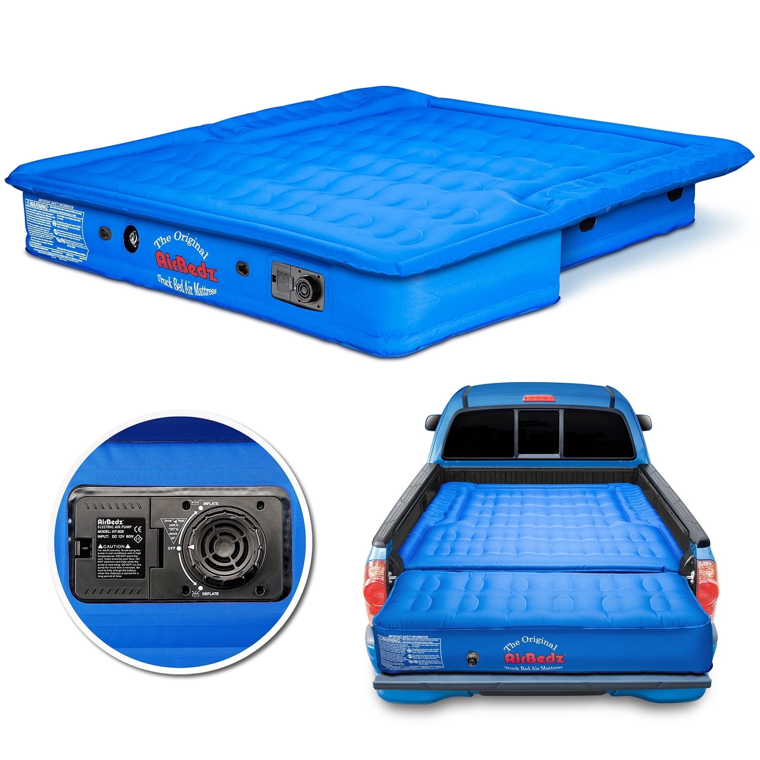 Airbedz Pittman Outdoors 5Ft-5.5Ft Truck Bed Air Mattress with ...