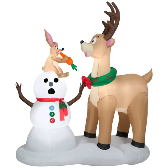 Inflatable Snowmen Outdoor Decor for Festive Holiday Displays