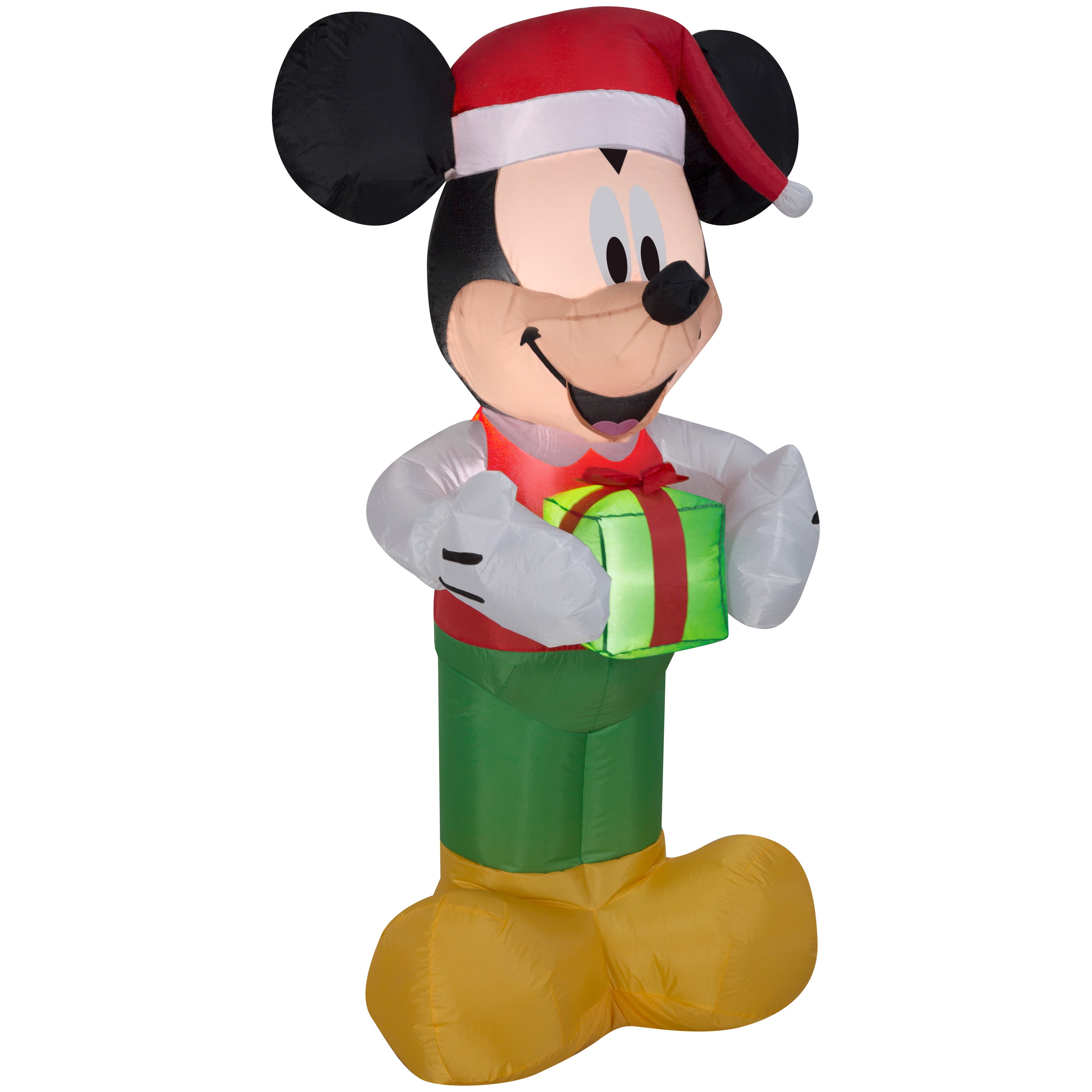 Airblown Christmas Inflatable Mickey Holding Present 5 Tall