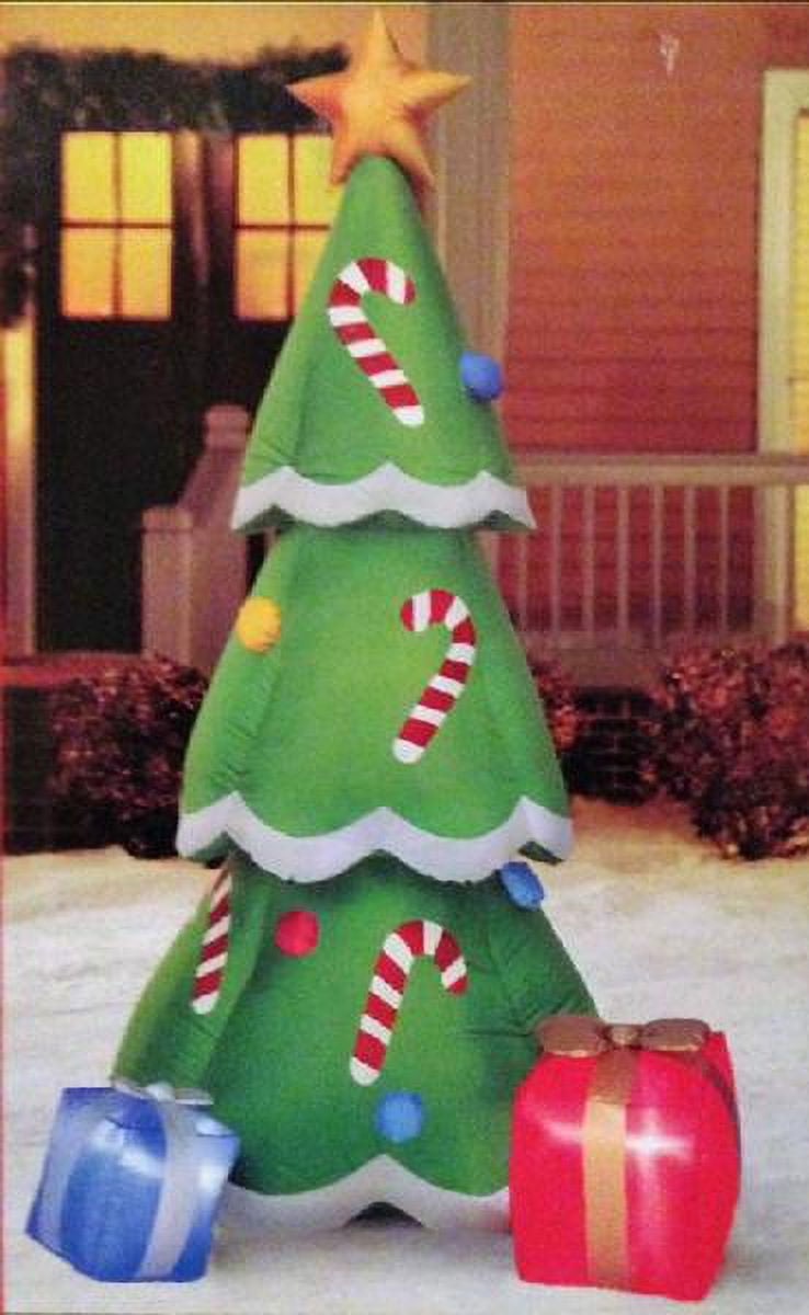 Airblown Christmas Tree with Giftbox Christmas Inflatable - Walmart.com